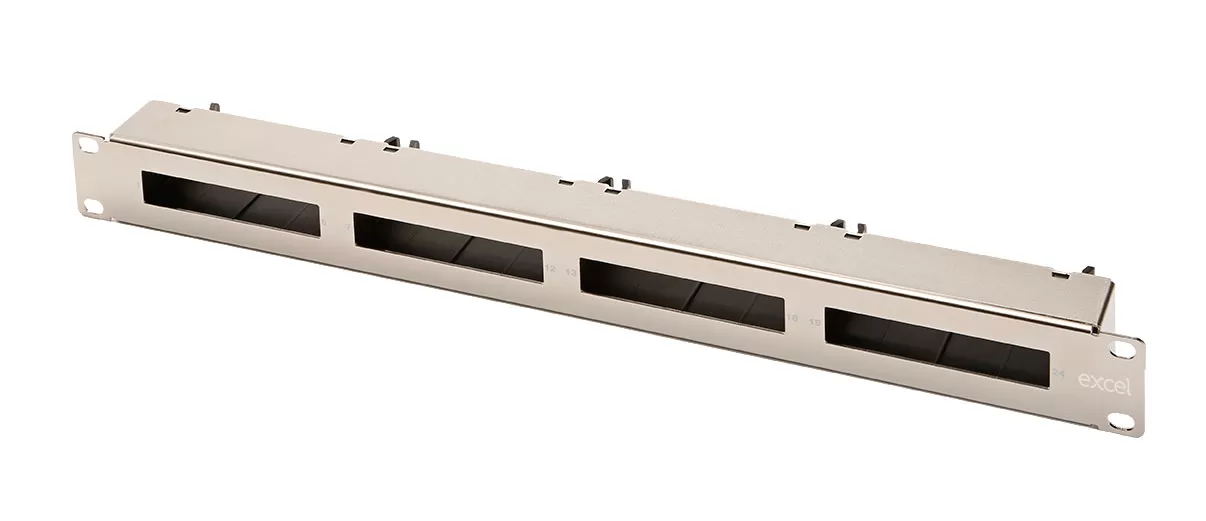 Excel Networking Excel ExpressNet Unloaded Modular Panel- 4-Module, 1U ...