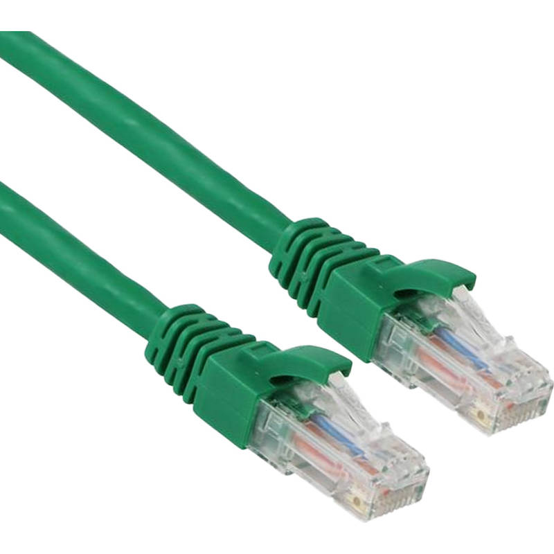 Excel Networking Excel CAT6A U/UTP LSOH patch lead booted green - BCC ...